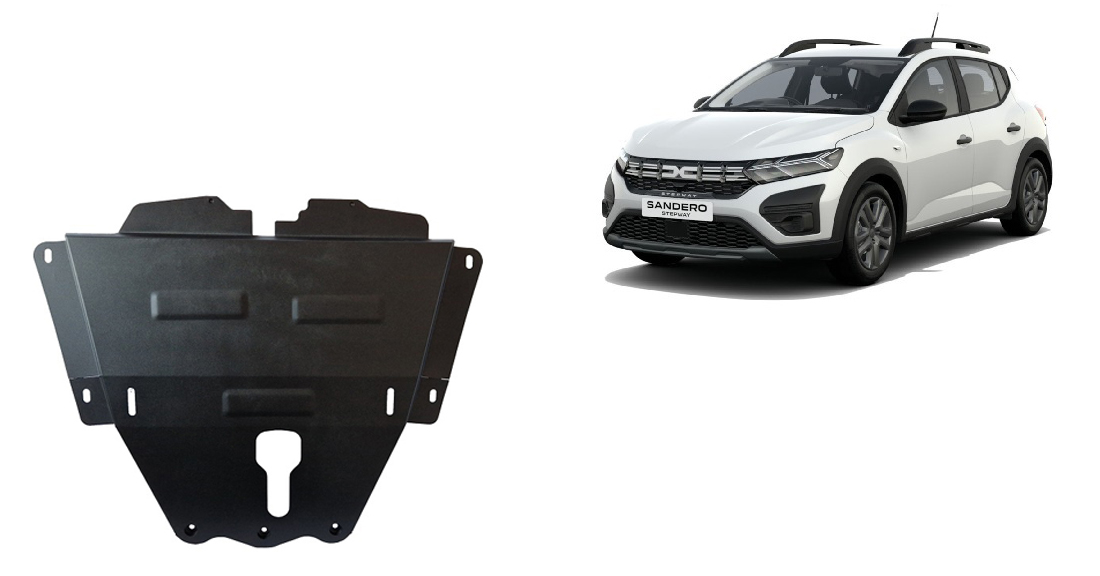Steel skid plate for Dacia Sandero 3 Stepway (2021-2025)