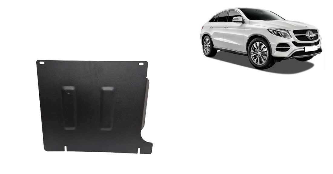 Steel gearbox skid plate for Mercedes GLE Coupe C292 (2015-2019)